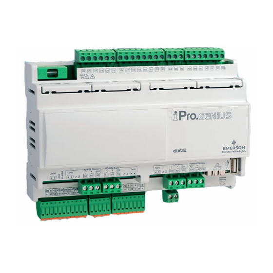 EMERSON IPRO.GENIUS CONTROLLER INSTALLATION AND OPERATIONAL MANUAL ...