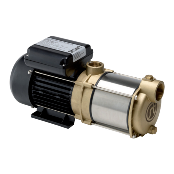 STUART TURNER CH4-30 WATER PUMP INSTALLATION, OPERATION & MAINTENANCE ...