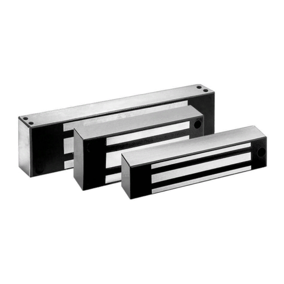 SECURITRON MAGNALOCK M32 LOCK INSTALLATION AND OPERATING INSTRUCTIONS ...