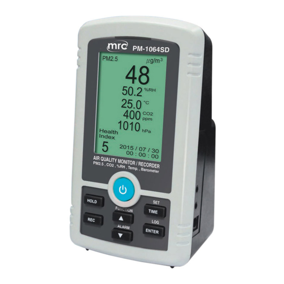 MRC PM-1064SD OPERATION MANUAL Pdf Download | ManualsLib