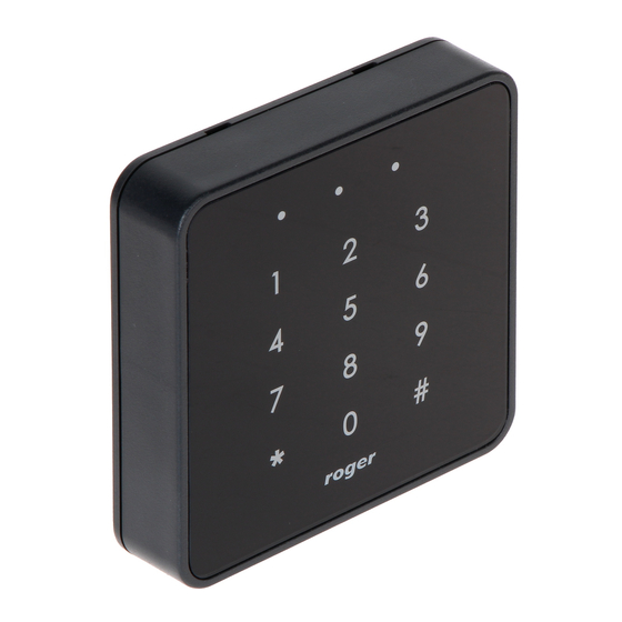 ROGER QUADRUS SERIES IP ACCESS CONTROLLER OPERATING MANUAL | ManualsLib