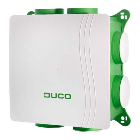 DUCO DUCOBOX SILENT FAN INSTALLATION MANUAL | ManualsLib