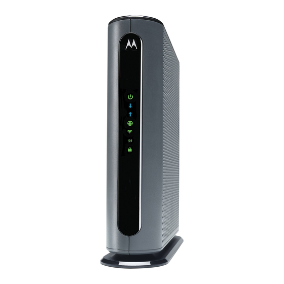 MOTOROLA MG7700 MODEM QUICK START MANUAL | ManualsLib