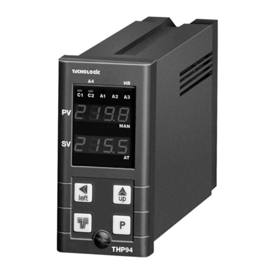 TECNOLOGIC THP 94 CONTROLLER OPERATING INSTRUCTIONS MANUAL | ManualsLib