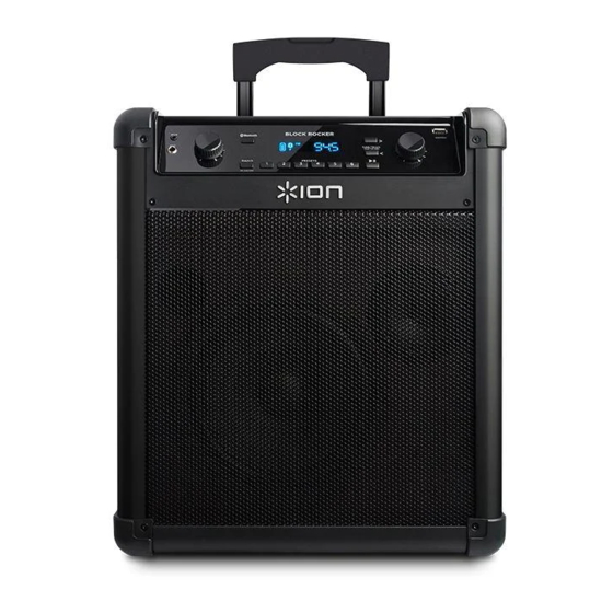 ION BLOCK ROCKER MAX IPA76C2 SPEAKER QUICK START MANUAL | ManualsLib