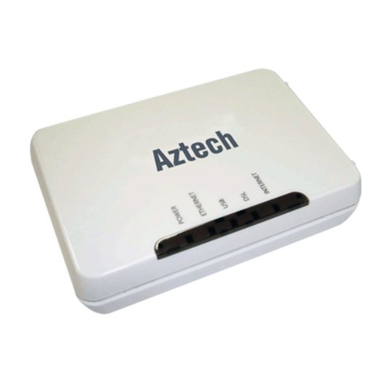 AZTECH DSL705EU NETWORK ROUTER USER MANUAL | ManualsLib