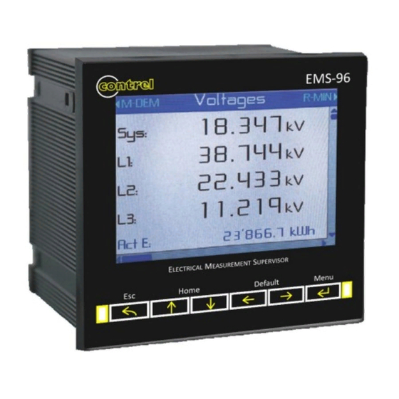 CONTREL EMS-96 USER MANUAL Pdf Download | ManualsLib