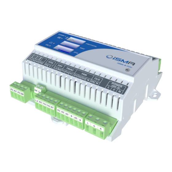 ISMA -B-FCU SERIES CONTROLLER USER MANUAL | ManualsLib