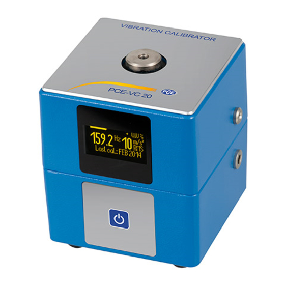 PCE INSTRUMENTS PCE-VC20 USER MANUAL Pdf Download | ManualsLib