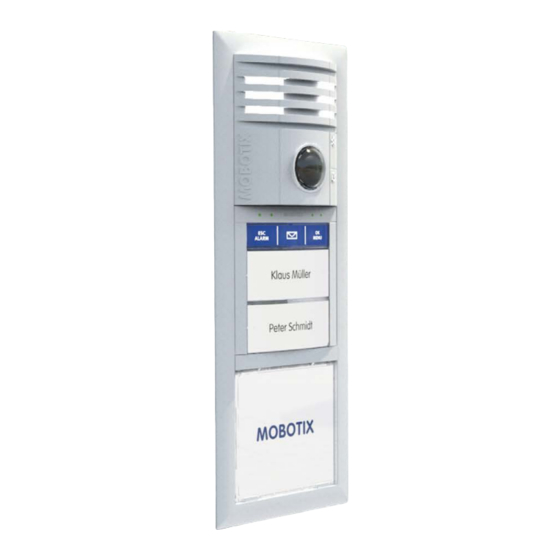 MOBOTIX T26 INTERCOM SYSTEM QUICK INSTALLATION | ManualsLib