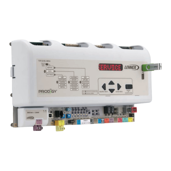LENNOX PRODIGY CONTROL SYSTEM OPERATION MANUAL | ManualsLib