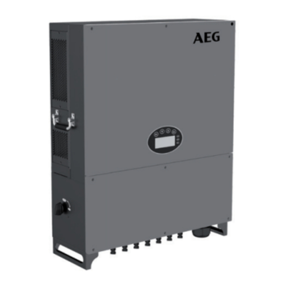AEG AS-IC01-2 SERIES INVERTER INSTALLATION INSTRUCTIONS MANUAL | ManualsLib