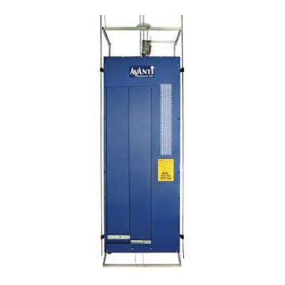 AVANTI SHARK L AECO LIFTING SYSTEM ORIGINAL INSTRUCTIONS MANUAL ...