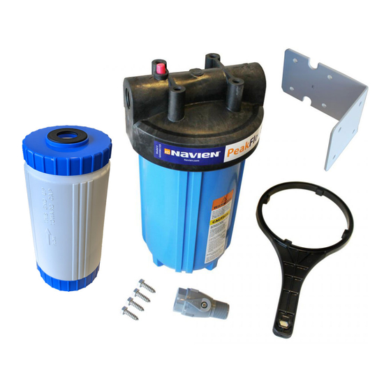 NAVIEN PEAKFLOWE GXXX001725 WATER FILTRATION SYSTEM INSTALLATION ...