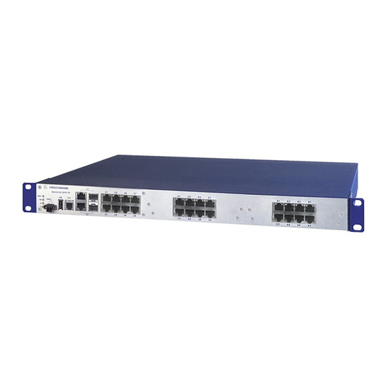 HIRSCHMANN MACH104-20TX-FR SERIES NETWORK ROUTER USER MANUAL | ManualsLib