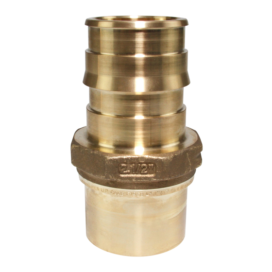 UPONOR PROPEX ADAPTER INSTALLATION MANUAL | ManualsLib