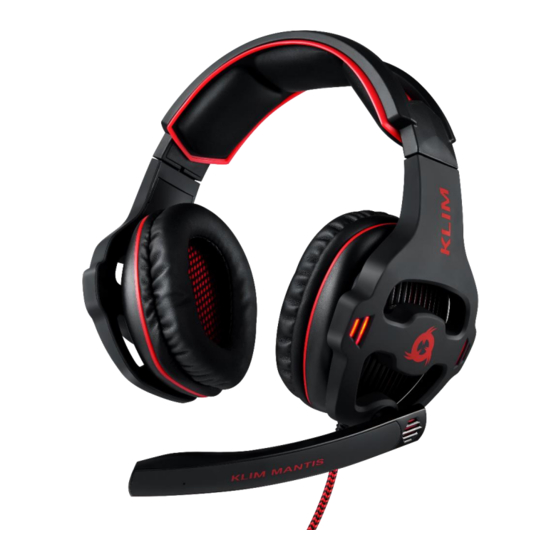 KLIM MANTIS HEADSET USER MANUAL | ManualsLib