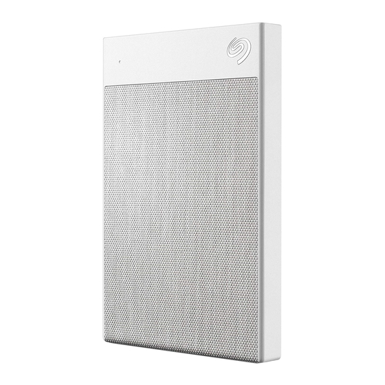 SEAGATE BACKUP PLUS ULTRA TOUCH USER MANUAL Pdf Download | ManualsLib