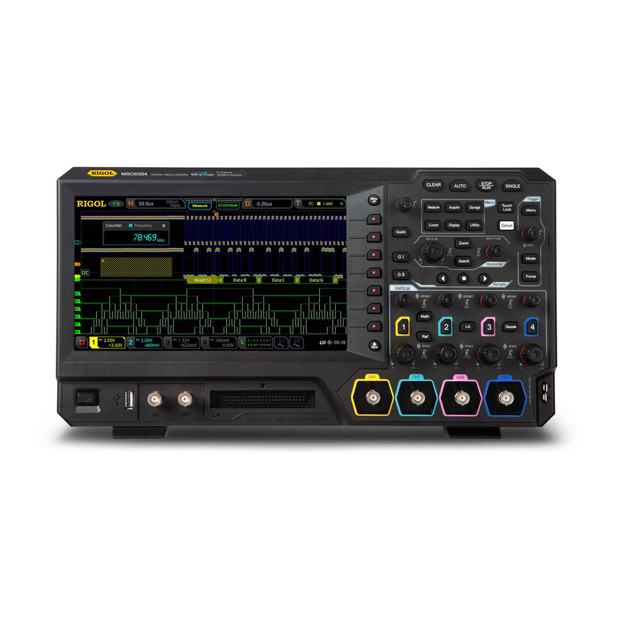 RIGOL MSO5000 SERIES QUICK MANUAL Pdf Download | ManualsLib