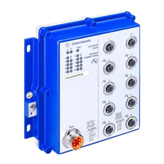 HIRSCHMANN OCTOPUS OS20 SWITCH USER MANUAL | ManualsLib