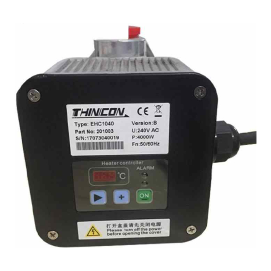 THINICON EHB SERIES HEATER USER MANUAL | ManualsLib