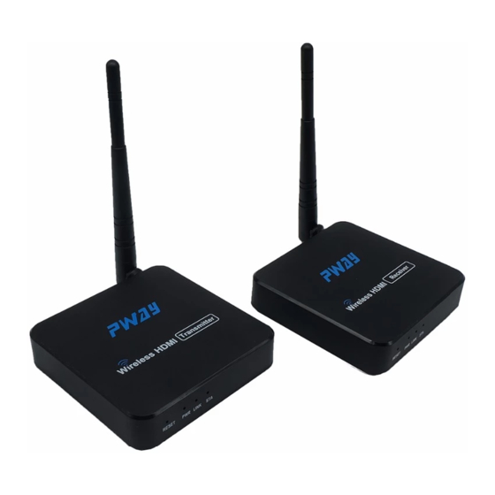 PWAY PW-DT216W-A EXTENDER USER MANUAL | ManualsLib