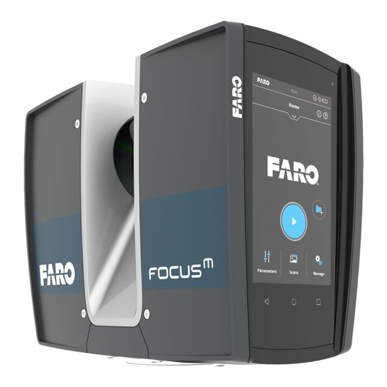 FARO FOCUS M SCANNER QUICK START MANUAL | ManualsLib