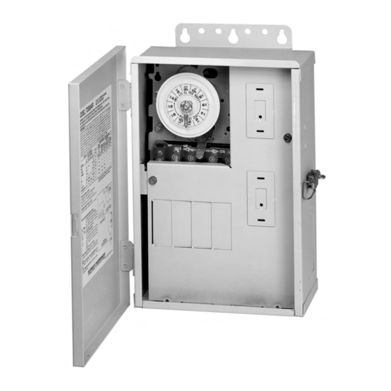 INTERMATIC T21000R SERIES CONTROL PANEL INSTALLATION, OPERATION ...