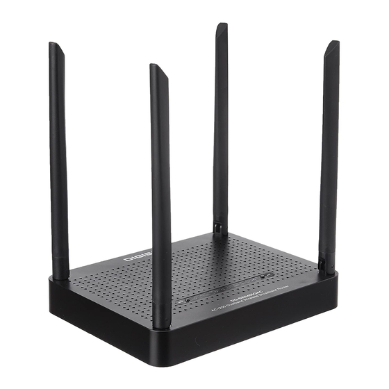 DIGISOL RANGER SERIES WIRELESS ROUTER QUICK INSTALLATION MANUAL ...