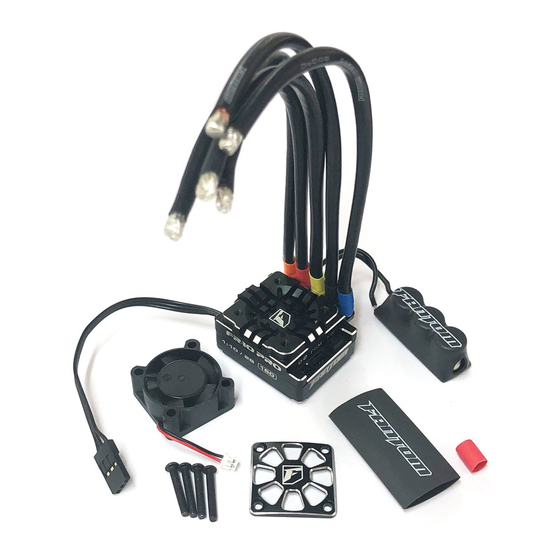 FANTOM FR-10 ESC CONTROLLER USER MANUAL | ManualsLib