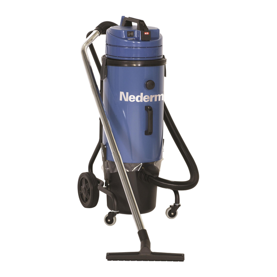 NEDERMAN 160E SERIES VACUUM CLEANER INSTRUCTION MANUAL | ManualsLib