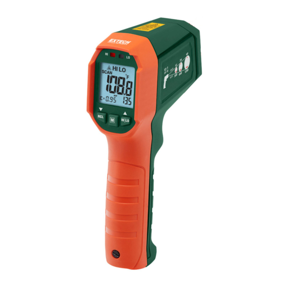 EXTECH INSTRUMENTS IR320 THERMOMETER USER MANUAL | ManualsLib