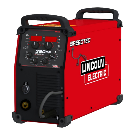 LINCOLN ELECTRIC SPEEDTEC 320CP WELDING SYSTEM OPERATOR'S MANUAL | ManualsLib