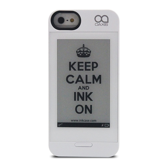 OAXIS INKCASE I5 QUICK START MANUAL Pdf Download | ManualsLib