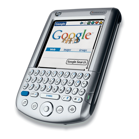 PALM TUNGSTEN C QUICK REFERENCE MANUAL Pdf Download | ManualsLib