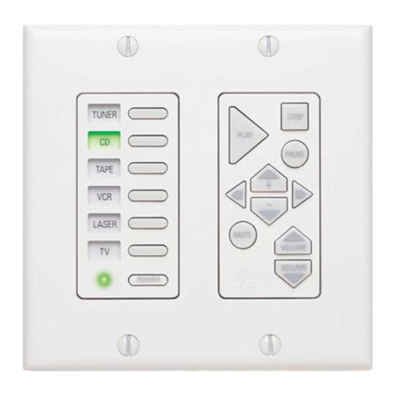 NILES INTELLIPAD KEYPAD INSTALLATION & OPERATION MANUAL | ManualsLib