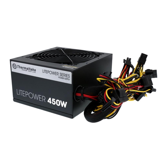 THERMALTAKE LITEPOWER SERIES POWER SUPPLY USER MANUAL | ManualsLib