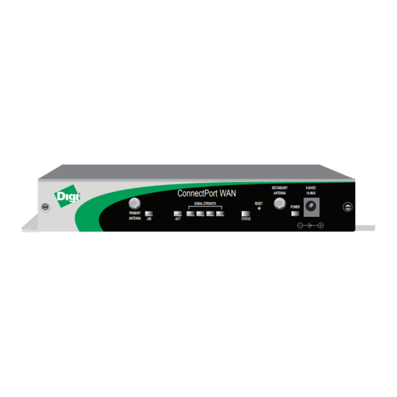 DIGI CONNECTPORT WAN NETWORK ROUTER QUICK START MANUAL | ManualsLib
