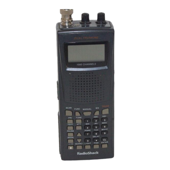 Radio Shack Scanner Manual Pro 83