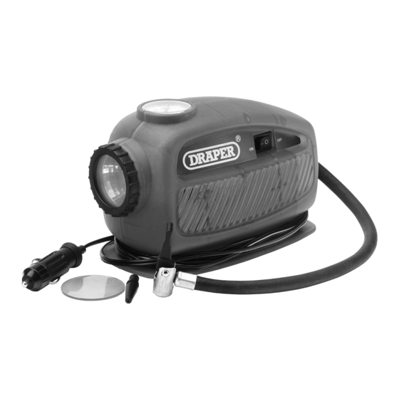 DRAPER DA12/250B AIR COMPRESSOR INSTRUCTIONS MANUAL | ManualsLib