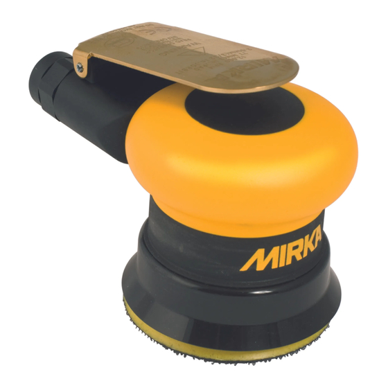 MIRKA ROS SERIES SANDER OPERATING INSTRUCTIONS MANUAL | ManualsLib