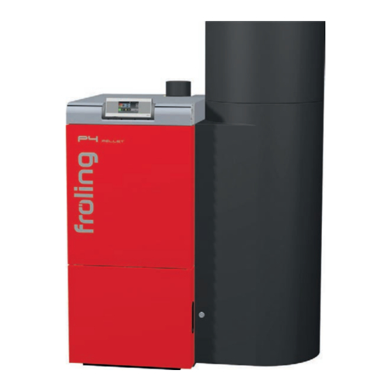 FROLING P4 PELLET BOILER OPERATING INSTRUCTIONS MANUAL | ManualsLib