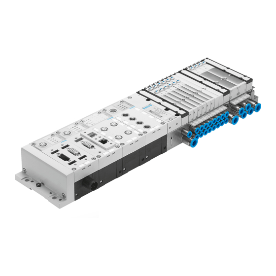 FESTO CPX TOUCH TERMINAL SYSTEM MANUAL | ManualsLib