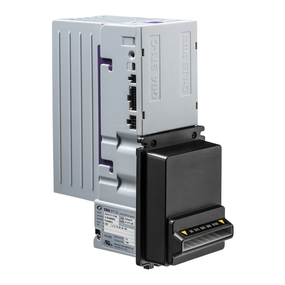 GBA ST1C-UL CASH COUNTER / COIN SORTER OPERATION MANUAL | ManualsLib