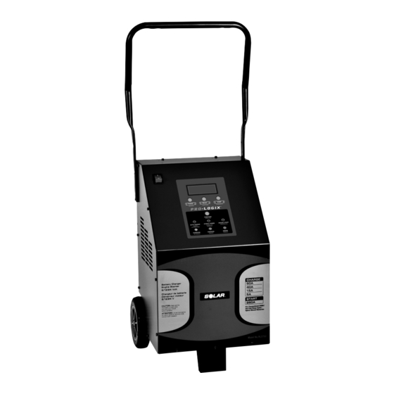 PRO-LOGIX SOLAR PL3730 BATTERY CHARGER OWNER'S MANUAL | ManualsLib