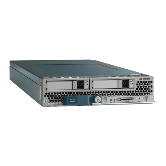 CISCO UCS B200 SERVER INSTALLATION AND SERVICE NOTE | ManualsLib
