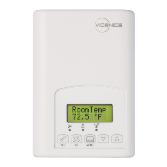 VICONICS VT7600F SERIES CONTROLLER INSTALLATION MANUAL | ManualsLib