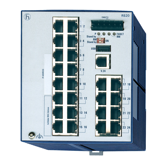 HIRSCHMANN RS30-...U SERIES NETWORK ROUTER USER MANUAL | ManualsLib