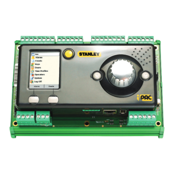 STANLEY PAC IPAC IP ACCESS CONTROLLER QUICK START MANUAL | ManualsLib