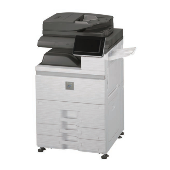 SHARP MX-M6570 ALL IN ONE PRINTER USER MANUAL | ManualsLib